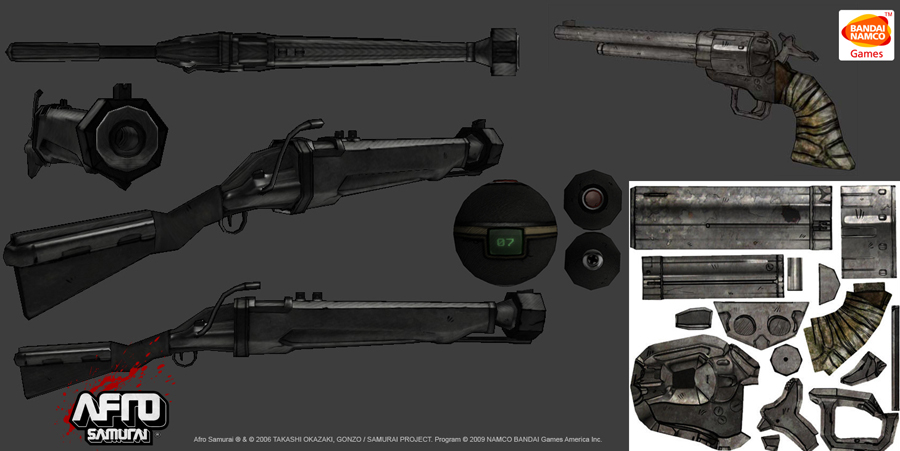 Afro Samurai Justice Guns